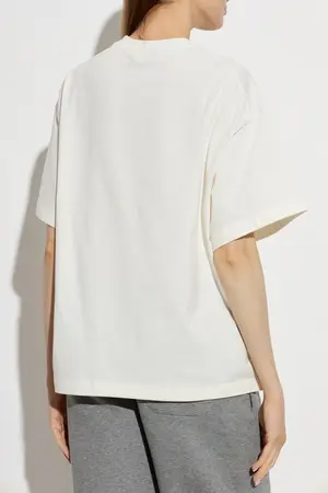 JIL SANDER Printed Logo T-shirt - Cream