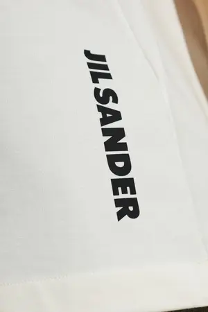 JIL SANDER Printed Logo T-shirt - Cream