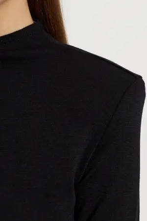 JIL SANDER Wool Bodysuit With Long Sleeves