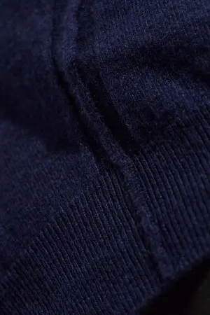 JIL SANDER Blue Cashmere Sweater With Open Back