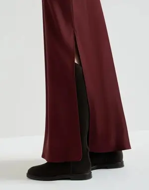 Brunello Cucinelli Fluid Bias-cut Maxi Skirt - Wine
