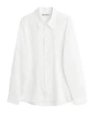 Our Legacy Promise Pleated Front Shirt