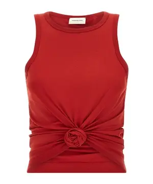 Magda Butrym Sleeveless Vest - Red
