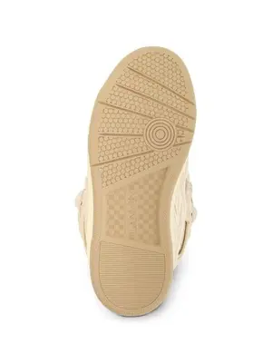 LANVIN Curb Lace-up Sneakers - Yellow
