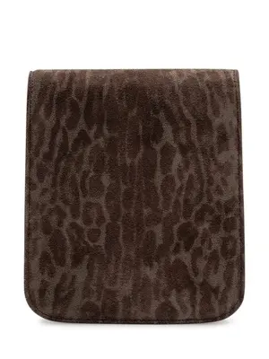 TOM FORD Signature T-shaped Clutch Bag - Brown
