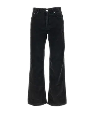 HAIKURE Velvet Trousers - Black