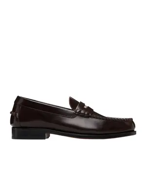 Paul Smith Lido Stripe Penny Loafers - Brown