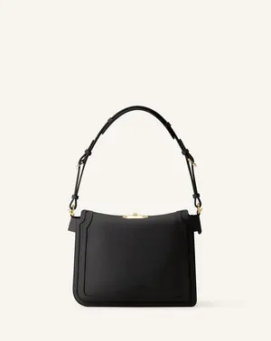 LANVIN Compagnon Leather Shoulder Bag