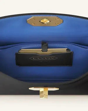 LANVIN Compagnon Leather Shoulder Bag