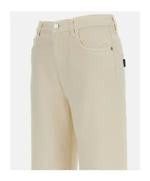 HAIKURE Logo Patch Wide-leg Jeans