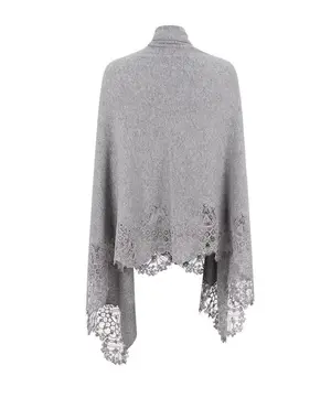 Ermanno Scervino Turtleneck Cape