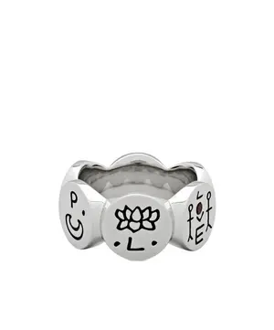 Tom Wood Patterned Rings - Silver