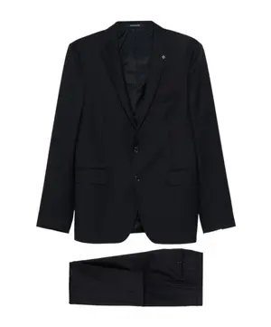 Tagliatore Long-sleeved Suit - Dark Blue
