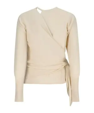 Federica Tosi Long Sleeve Wrap Top - No