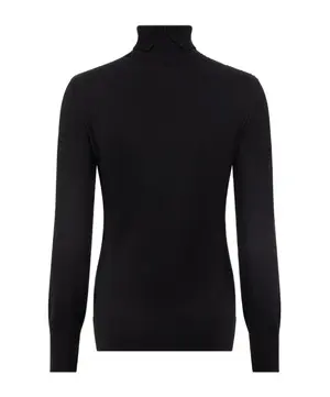 Ermanno Scervino Lace-panel Turtleneck Sweater - No
