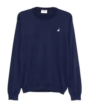 Moschino Long-sleeve Knit Top - Blue