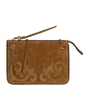 Etro Zippered Shoulder Bag - Brown