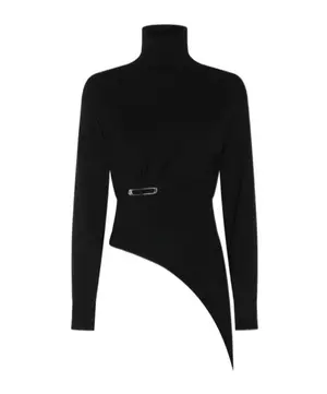 LANVIN Turtleneck Sweater - Black