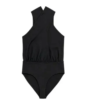 Simkhai Juno Knit Halter Bodysuit - Black