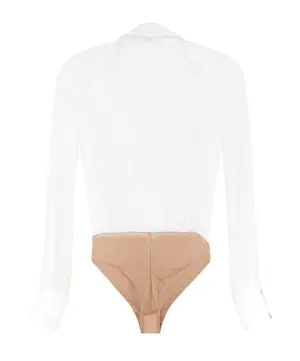 Elisabetta Franchi Collared Bodysuit