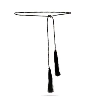 FORTE_FORTE Woven Belt - Black