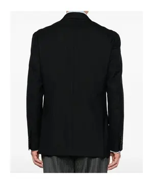 LARDINI Pinstripe Double-breasted Blazer