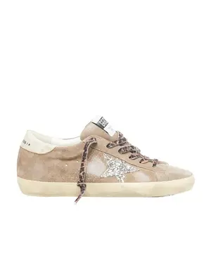 GOLDEN GOOSE Star Glittered Low-top Sneakers