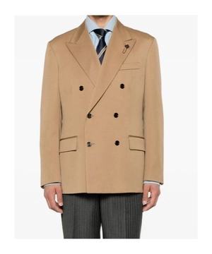 LARDINI Double-breasted Peak-lapel Blazer