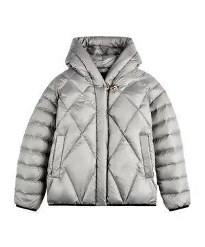 FAY Down Jacket In Ultralight Nylon - Grey