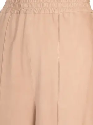Fabiana Filippi Leather Elasticized Waist Trousers