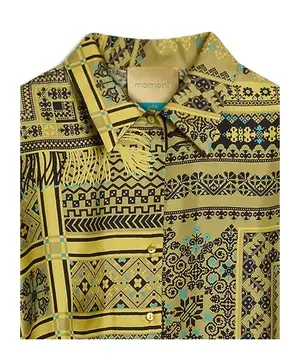 Momoni Printed Silk Shirt