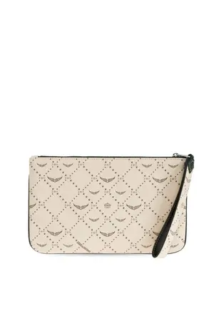 Zadig&Voltaire Logo-print Wristlet Pouch