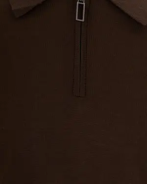PAOLO PECORA Long-sleeved Zip-up Sweater