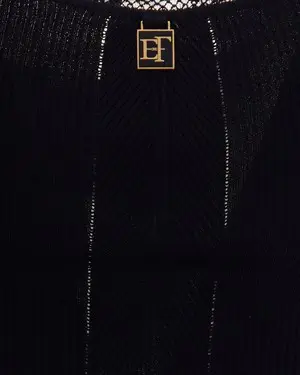 Elisabetta Franchi Sleeveless Lace Trim Tank