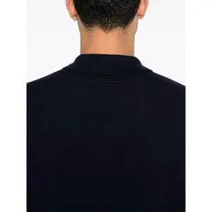 7 For All Mankind Knitted Button-up Long-sleeve Shirt