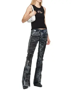 DIESEL® T-lynys-od Cut-out Oval D Logo Tank Top