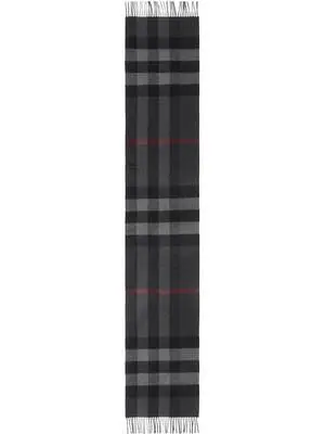 Burberry Check Fringed Scarf