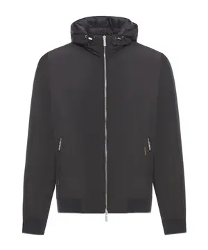 MOORER Oniro-stp Hooded Bomber Jacket