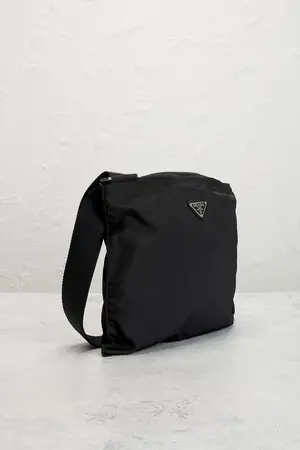 Prada Tessuto Flat Messenger Bag