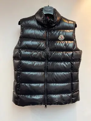Moncler Ghany Down Vest - Black