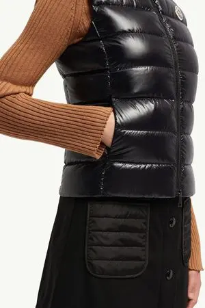 Moncler Ghany Down Vest - Black