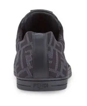 Fendi Grey, Tech Fabric Low-top