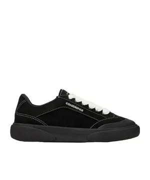 Casablanca Del Mar Contrast Stitch Sneakers - Black