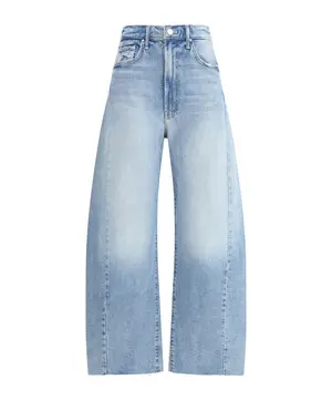 MOTHER The Half-pipe Ankle Fray Jeans - Blue