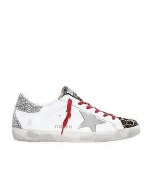 GOLDEN GOOSE Superstar Leopard-print Sneakers - White