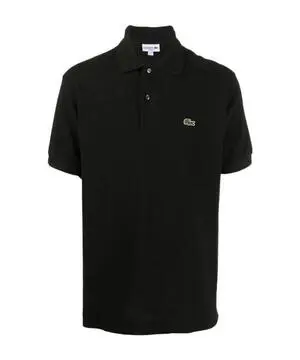Lacoste Embroidered Logo Polo Shirt - Black