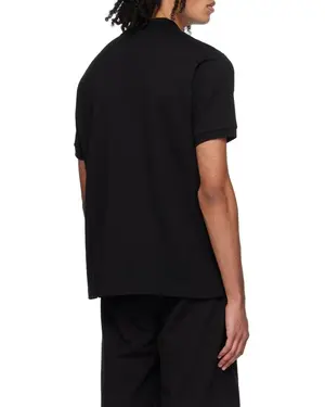 Lacoste Embroidered Logo Polo Shirt - Black