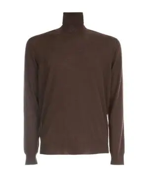 DRUMOHR Roll Neck Merino Jumper - Green