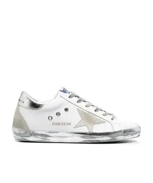 GOLDEN GOOSE Super-star Low-top Sneakers - Gray