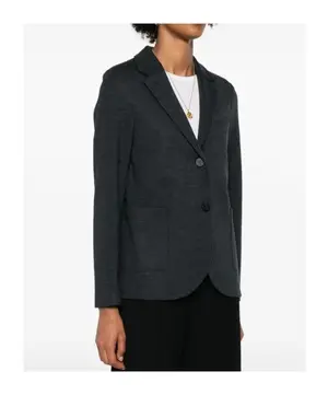 Harris Wharf London Single-breasted Blazer - Grey